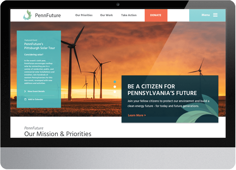 Nonprofit Branding & Website Case Study | PennFuture