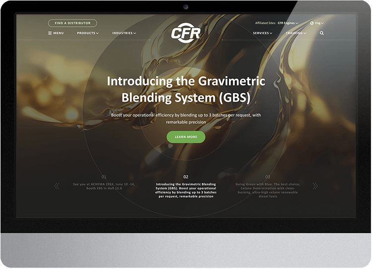 CFR Engines Website Design Case Study