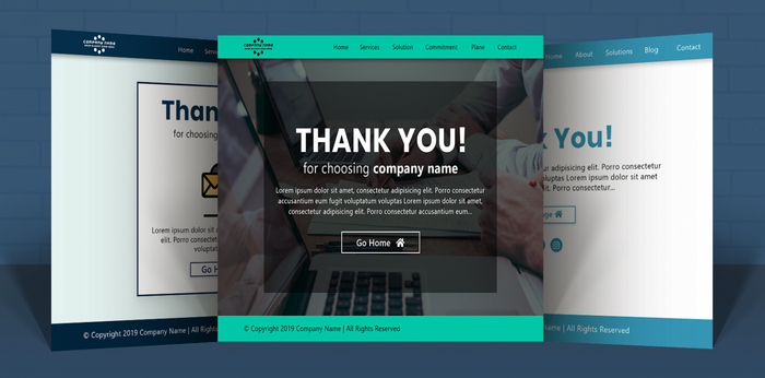 Examples of Thank You Pages