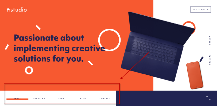 Web Design Trends in 2018: Bottom Navigation Menu