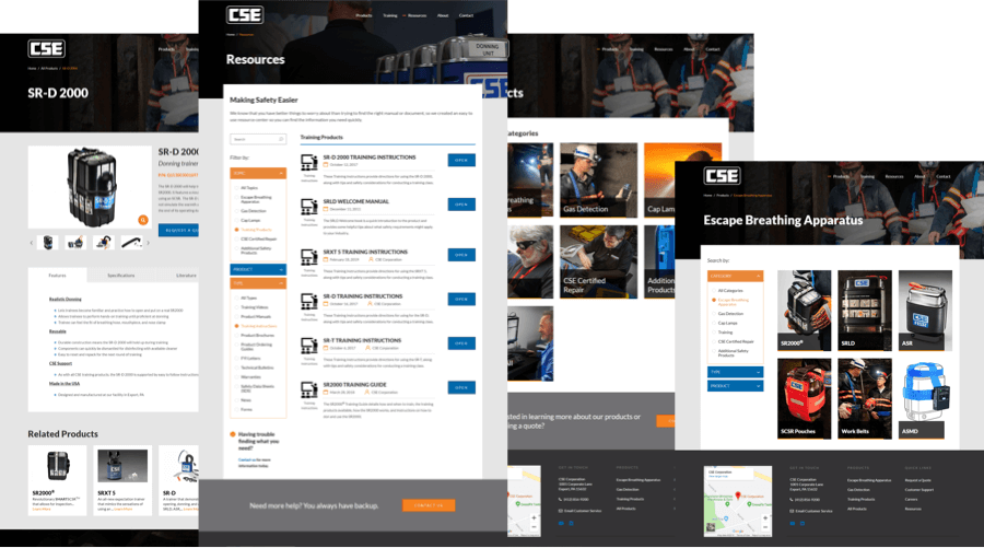 CSE Corporation Website Case Study | Blue Archer