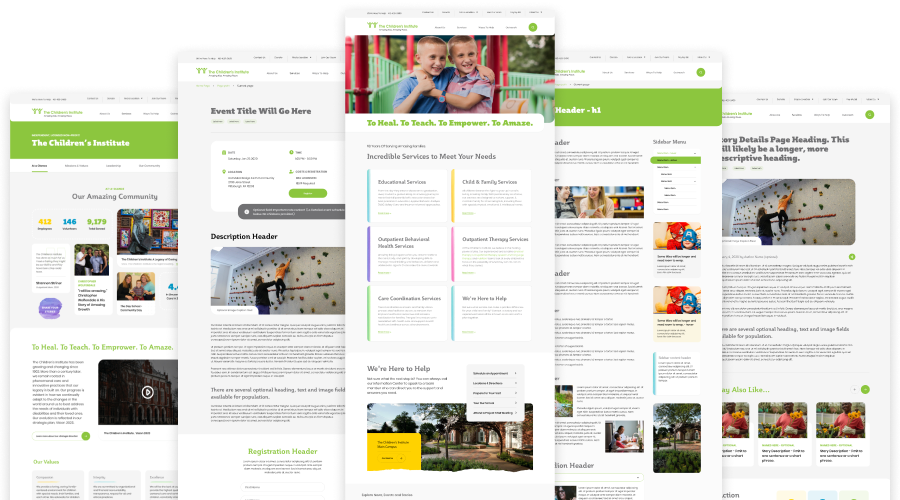 The Children's Institute Website Case Study