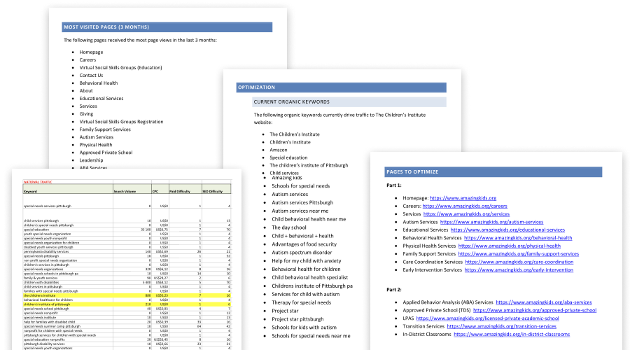 The Children's Institute Website Case Study