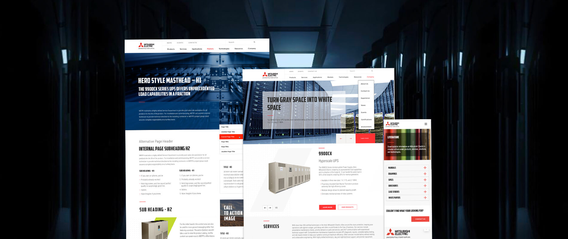Case Study | Mitsubishi Electric Power Products Inc. UPS Division Website