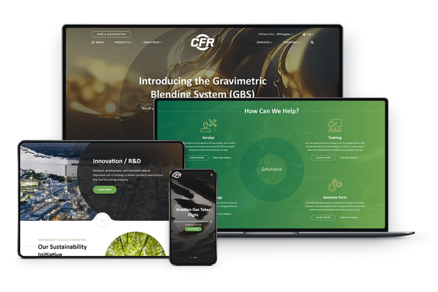 CFR Engines Website Design Case Study
