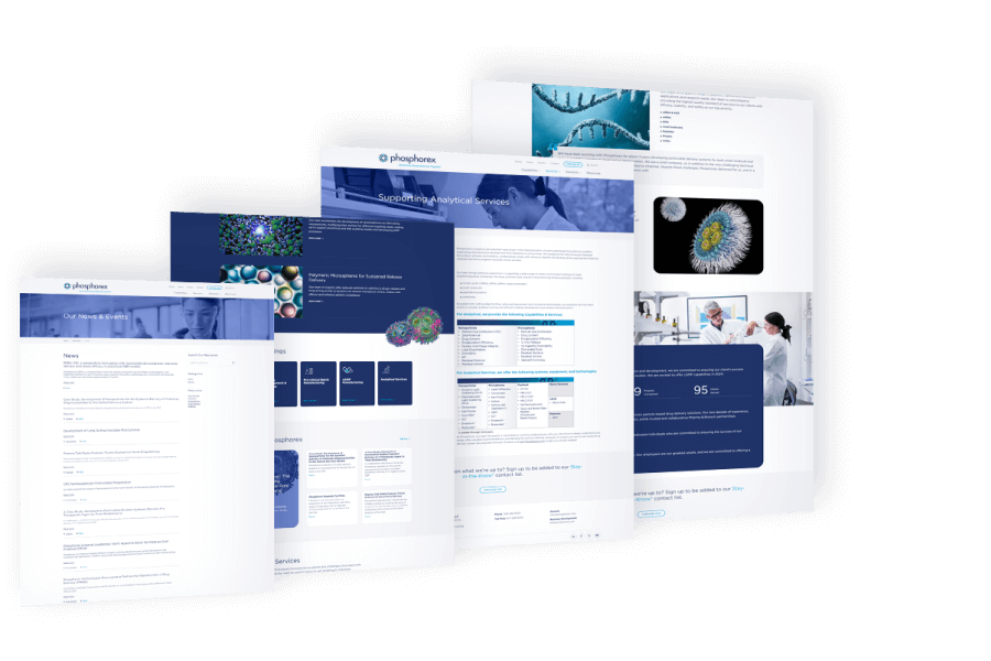 Phosphorex Website Design Case Study