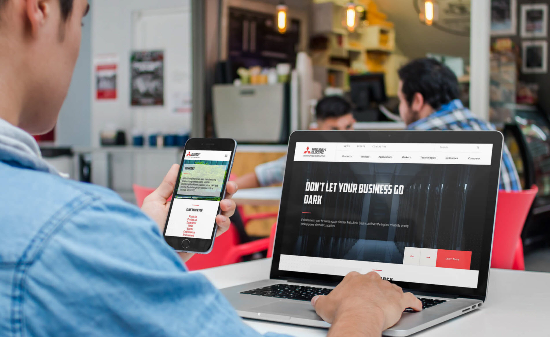Case Study | Mitsubishi Electric Power Products Inc. UPS Division Website