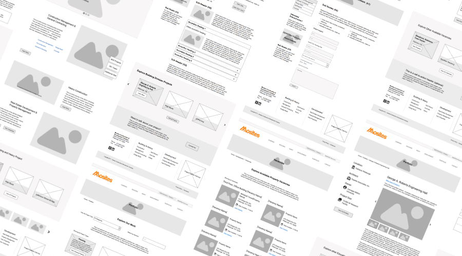 Construction Management Website Case Study | Mosites