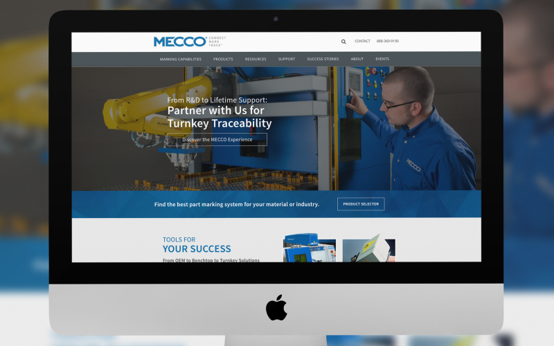 Mecco Website - Product Engraving and Marking