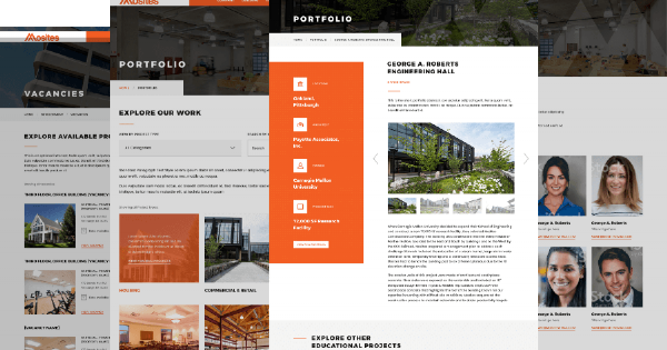 Construction Management Website Case Study | Mosites