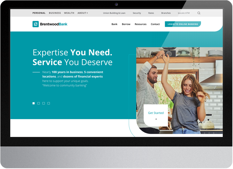 Brentwood Bank Website Case Study