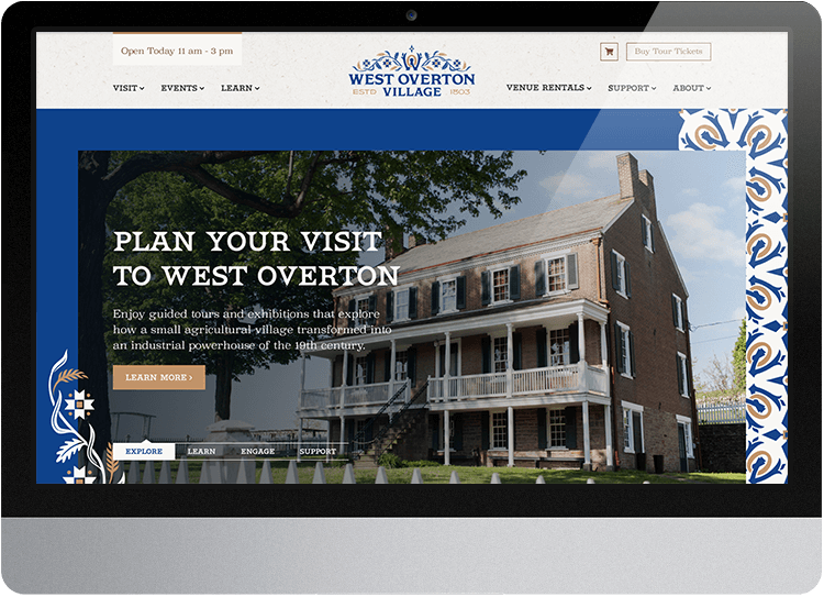 West Overton Village Website Design Case Study